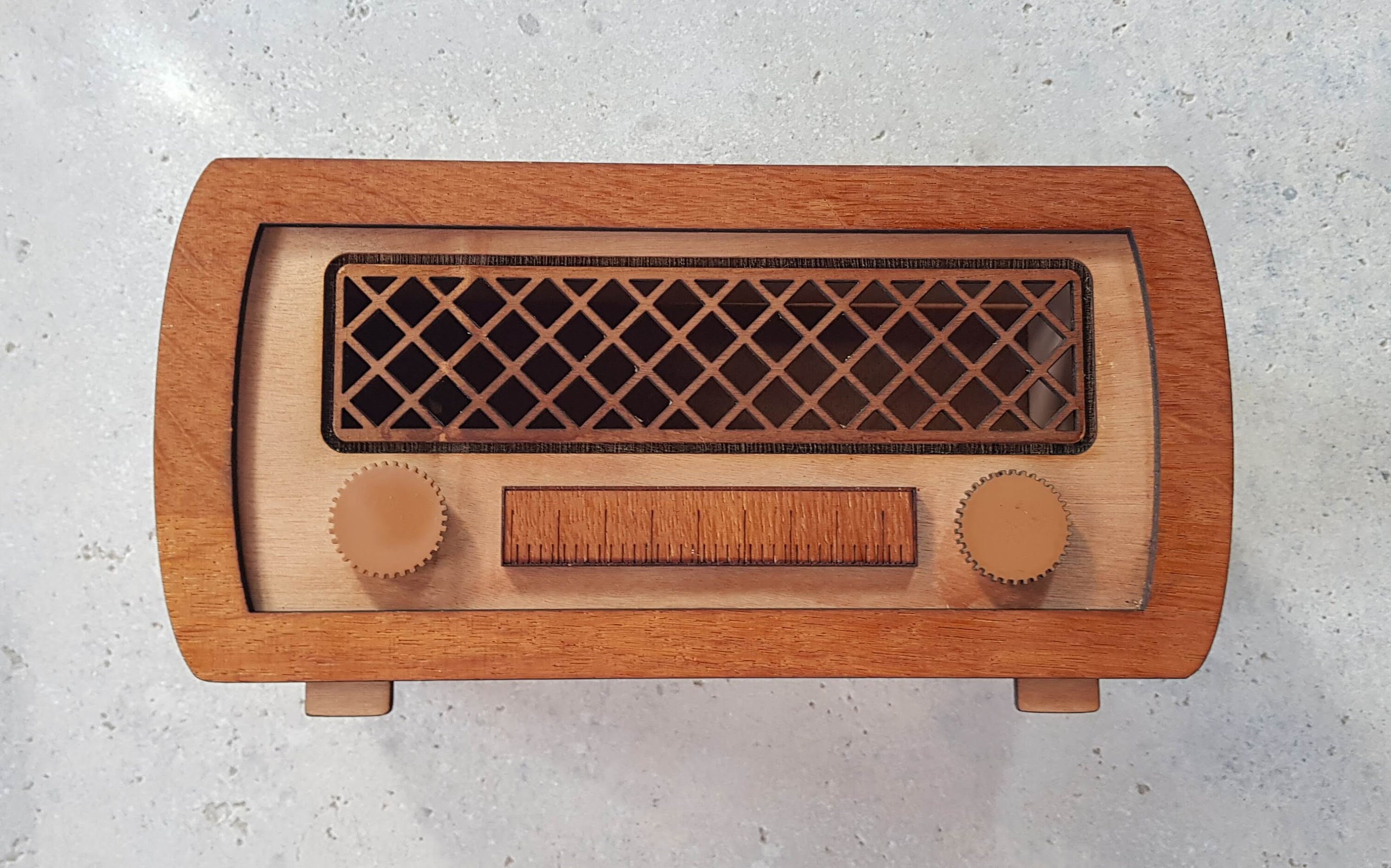 Vintage Radio Tissue Box - DXF-SVG Laser Cutting File - Etsy