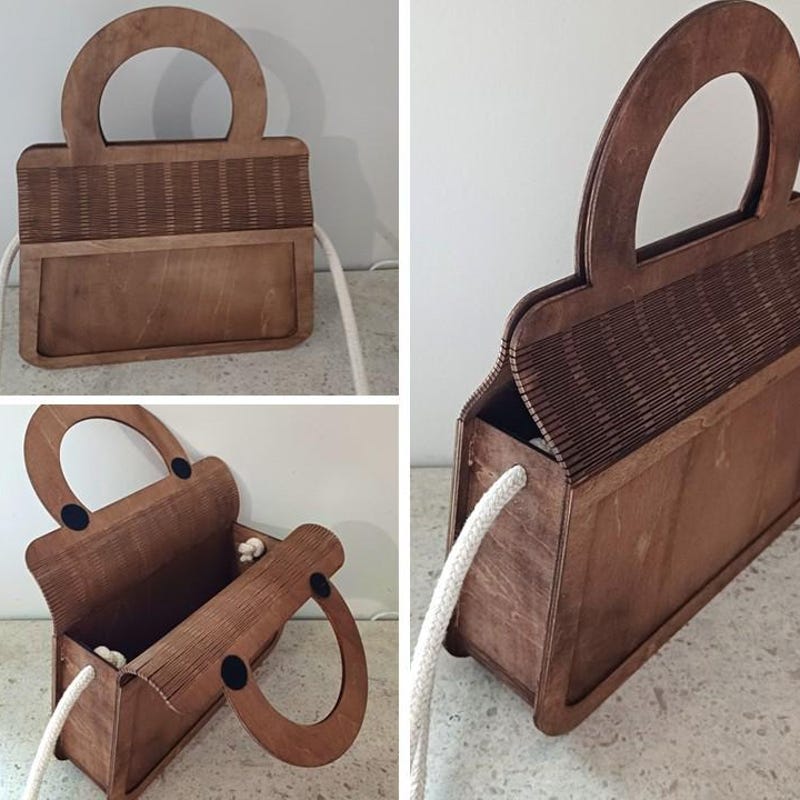 Wooden Handbag - Etsy