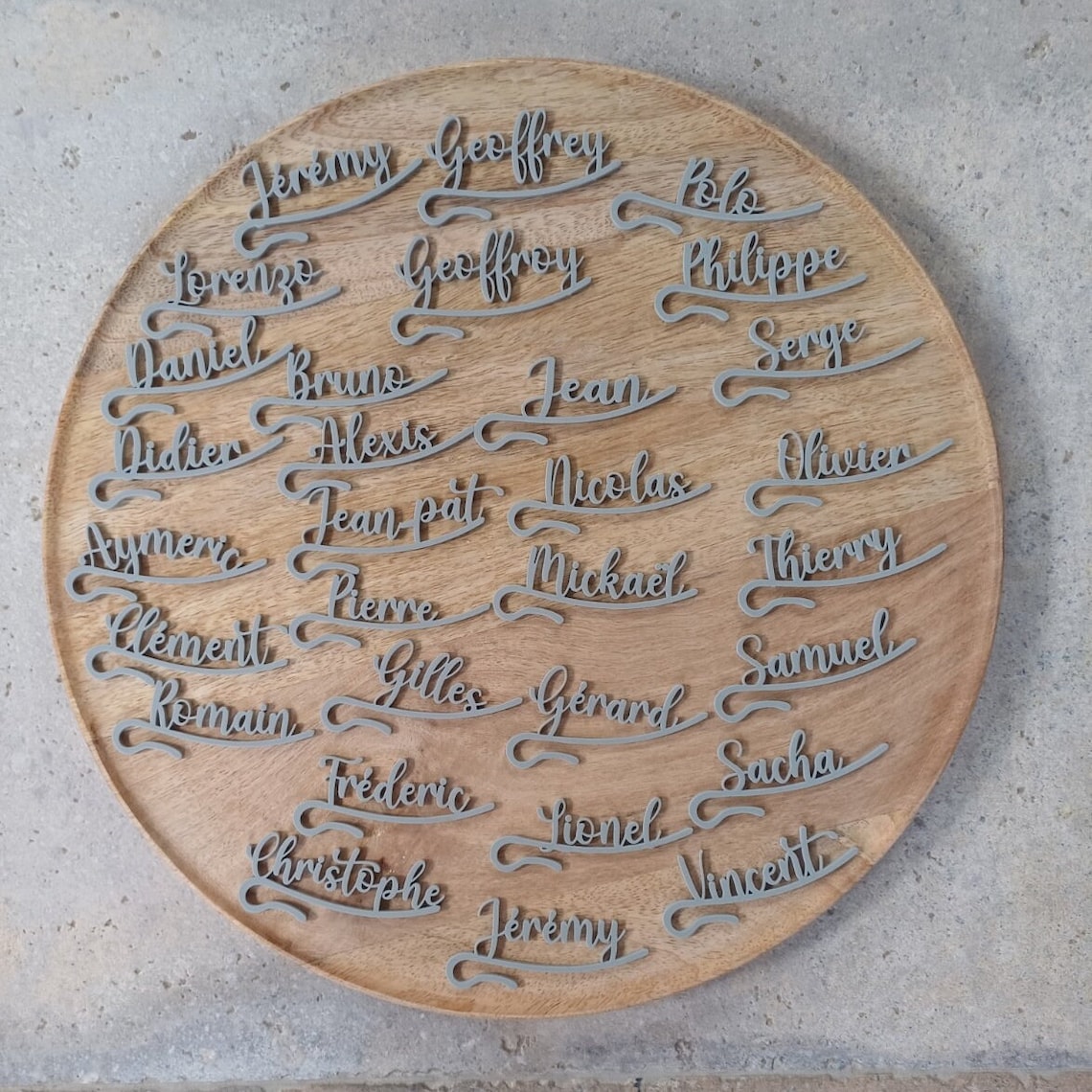 100 Charm Glass Place Cards for Guests at Parties and Weddings - DXF ...