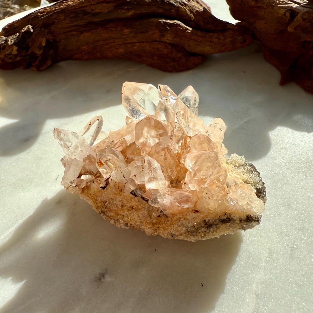 Rare Himalayan Quartz Cluster | Pink Himalayan Quartz | Samadhi Quartz ...