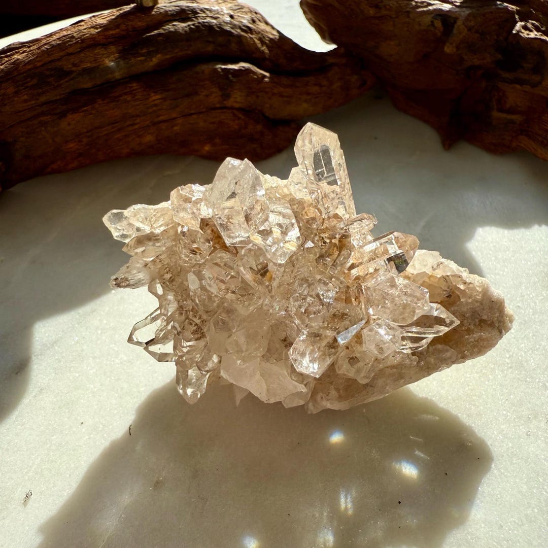 Rare Himalayan Quartz Cluster | Clear Himalayan Quartz | Samadhi Quartz ...