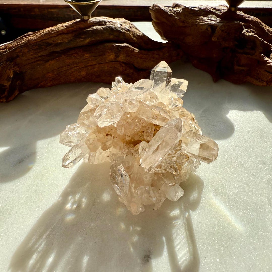 Rare Himalayan Quartz Cluster | Clear Himalayan Quartz | Samadhi Quartz ...
