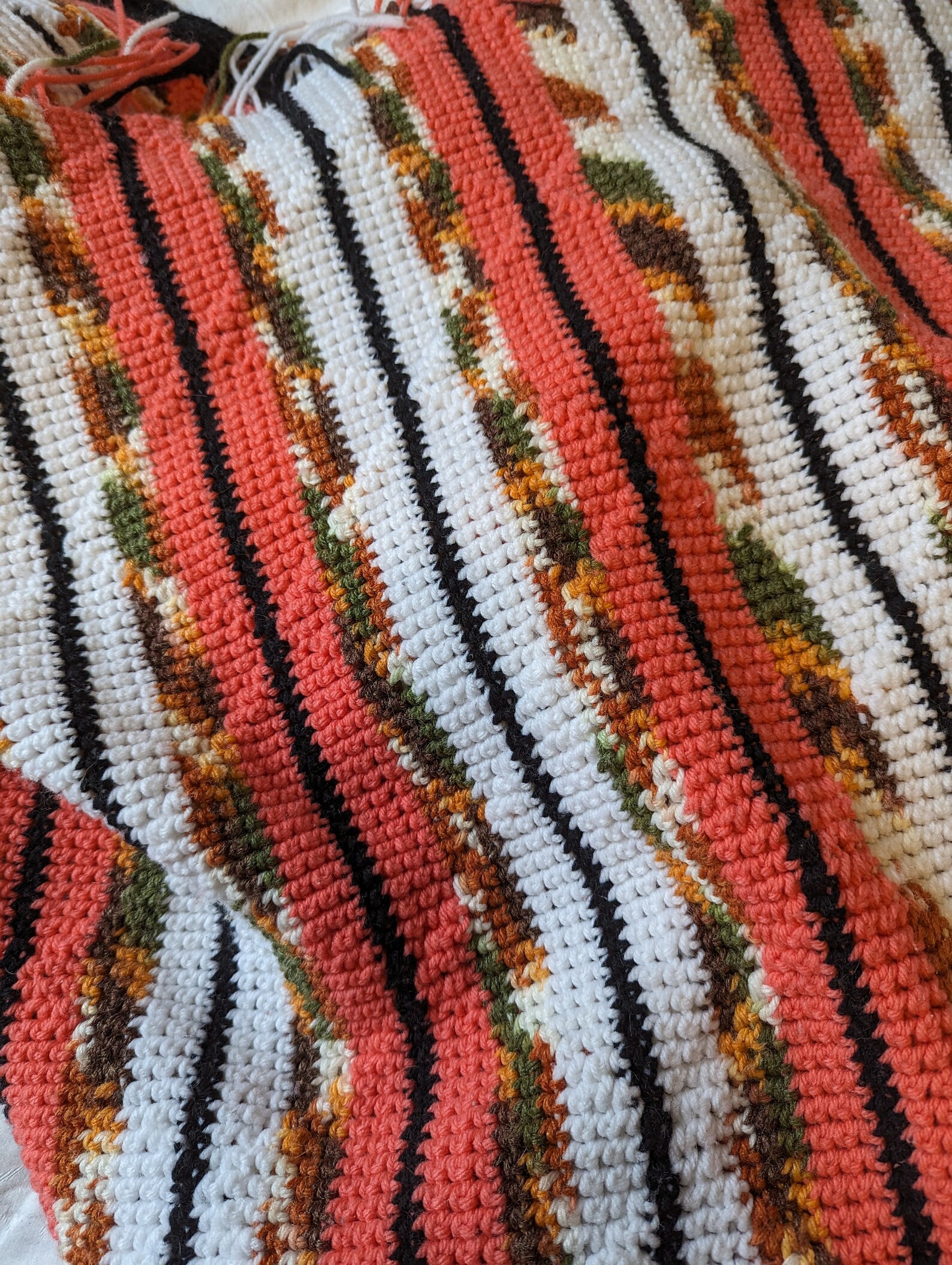 Hand Crochet Aztec Pattern Afghan Throw - Etsy