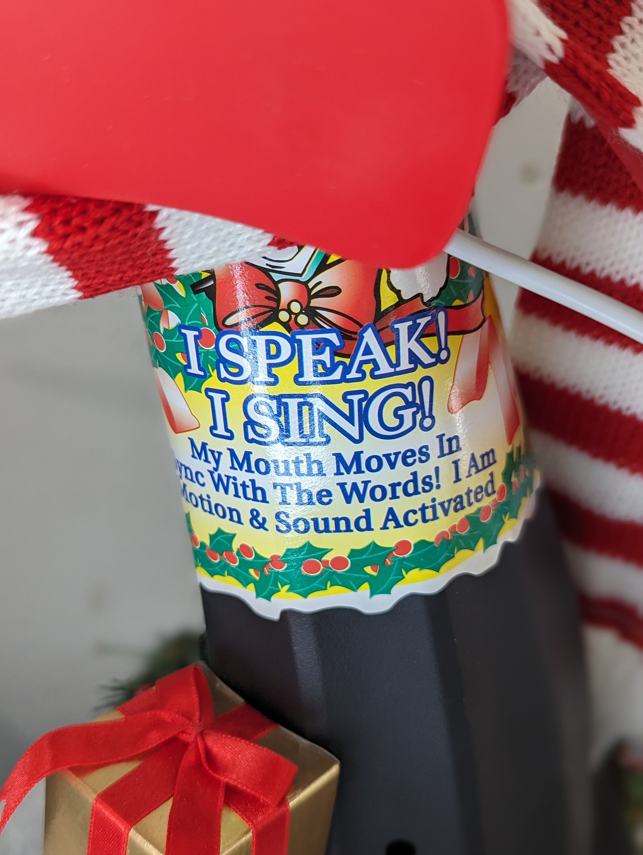 Vintage Christmas Telco Singing Animated Light Post 22 in Tall - Etsy