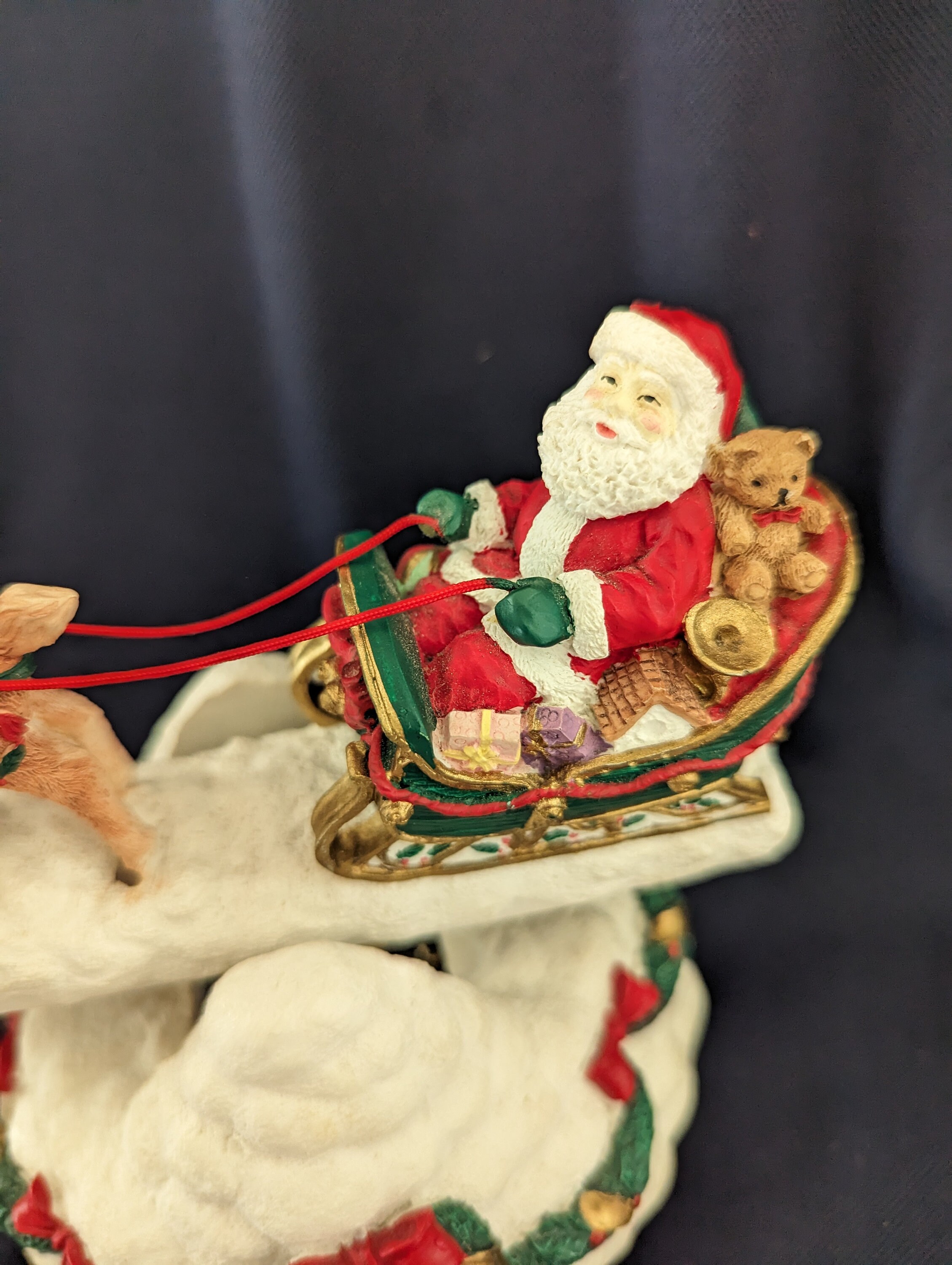 Vintage Dayton Hudson Musical Santa W/reindeer - Etsy