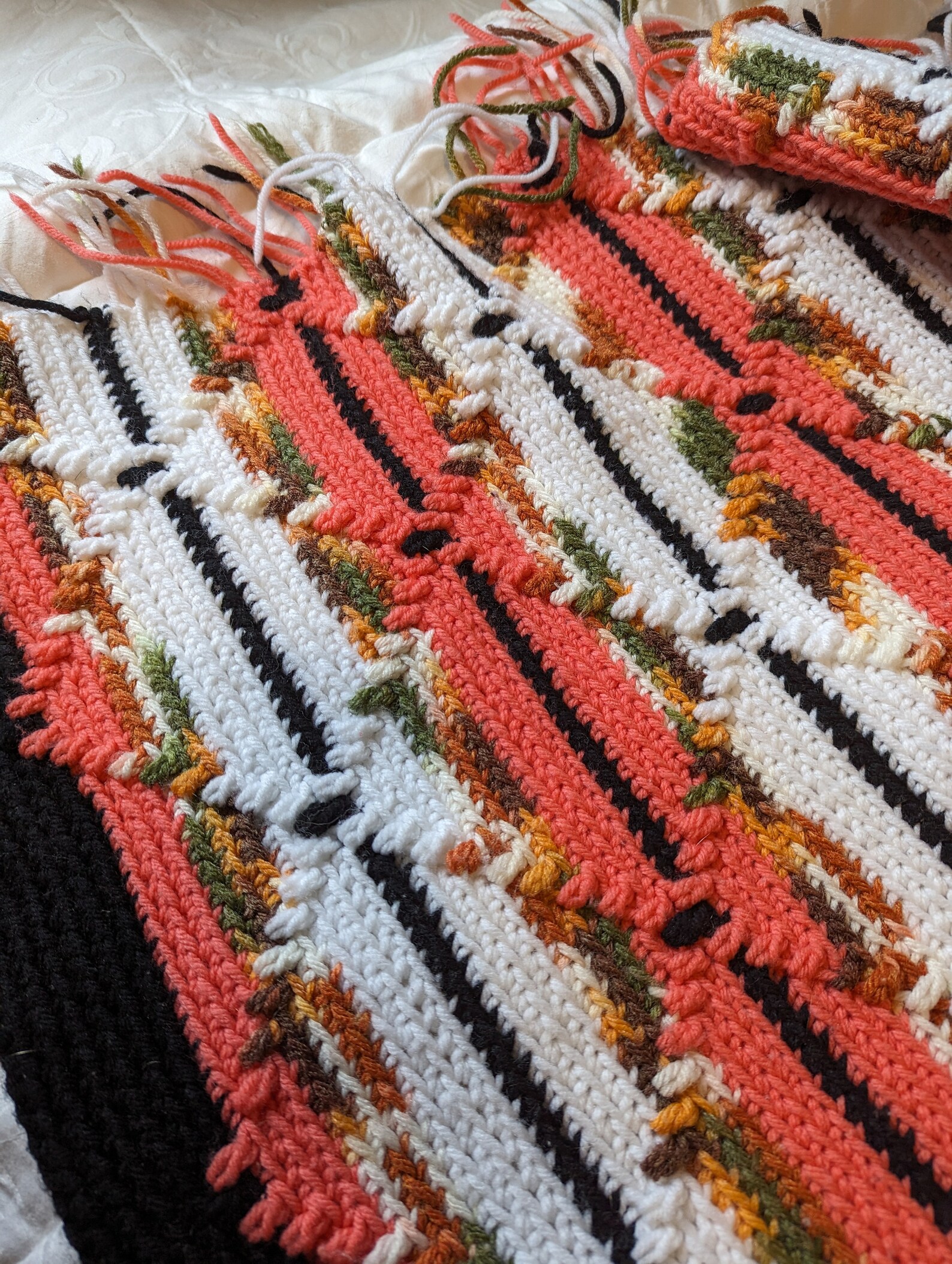 Hand Crochet Aztec Pattern Afghan Throw - Etsy