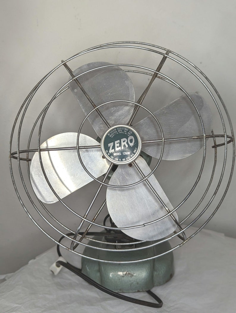 Vintage Mcgraw Electric Zero Fan - Etsy
