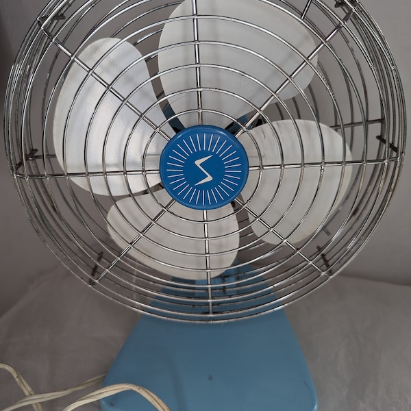 Vintage Table Fan - Etsy