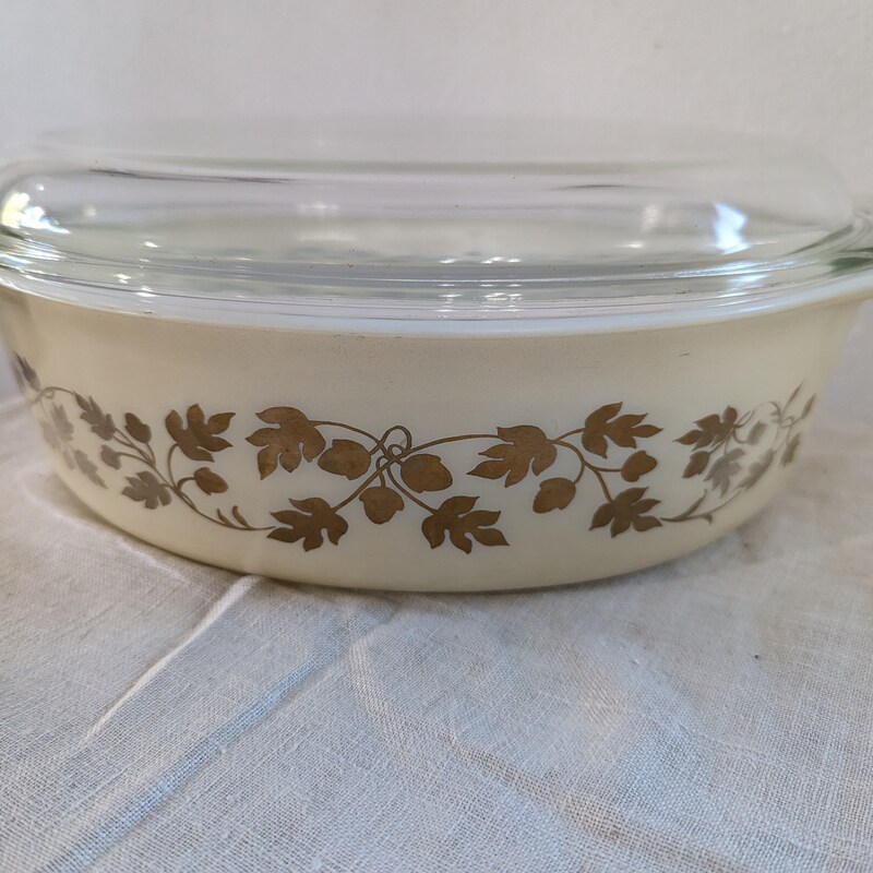 Pyrex Golden Leaf - Etsy