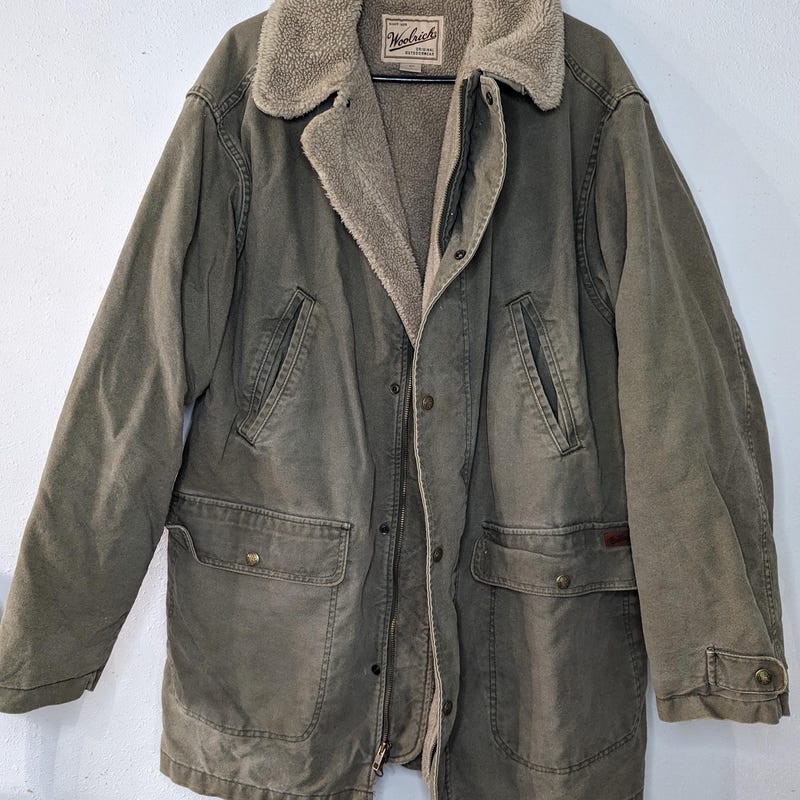 Woolrich Wool Jacket Men - Etsy