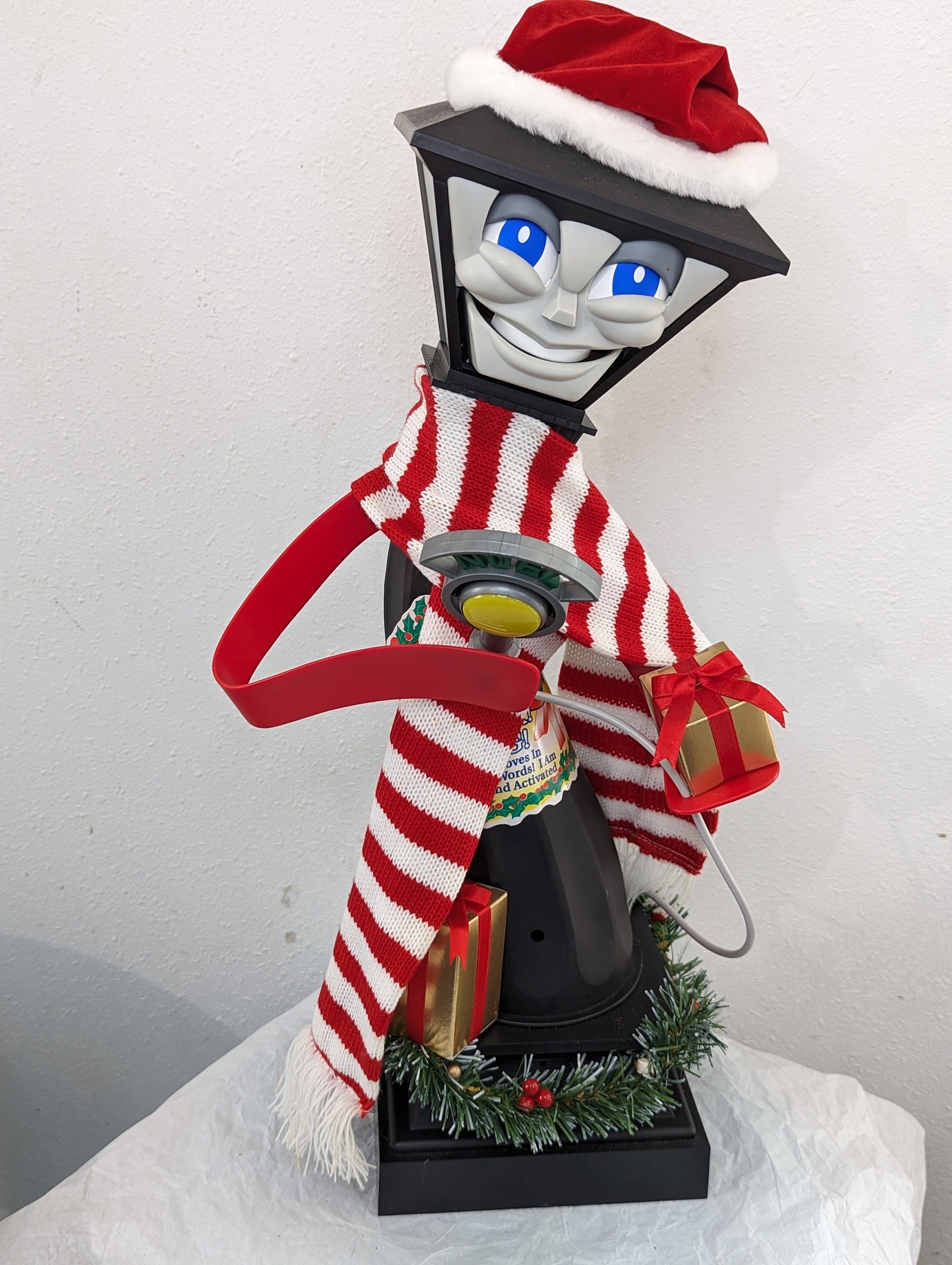 Vintage Christmas Telco Singing Animated Light Post 22 in Tall - Etsy