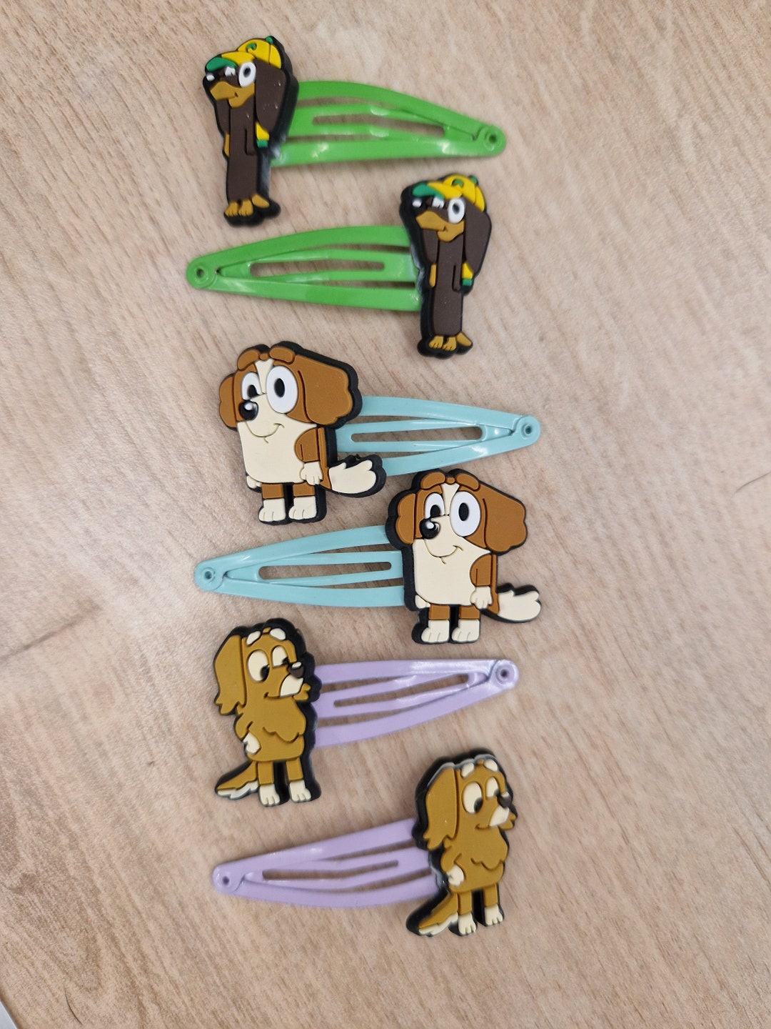 Bluey Hair Slides Hair Snaps Bluey Hair Clip Assortment of 6 - Etsy ...