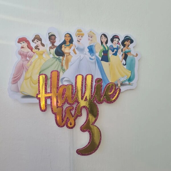 Princess Cake Topper - Etsy UK