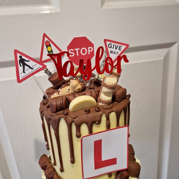Learner Driver Cake Topper - Etsy UK
