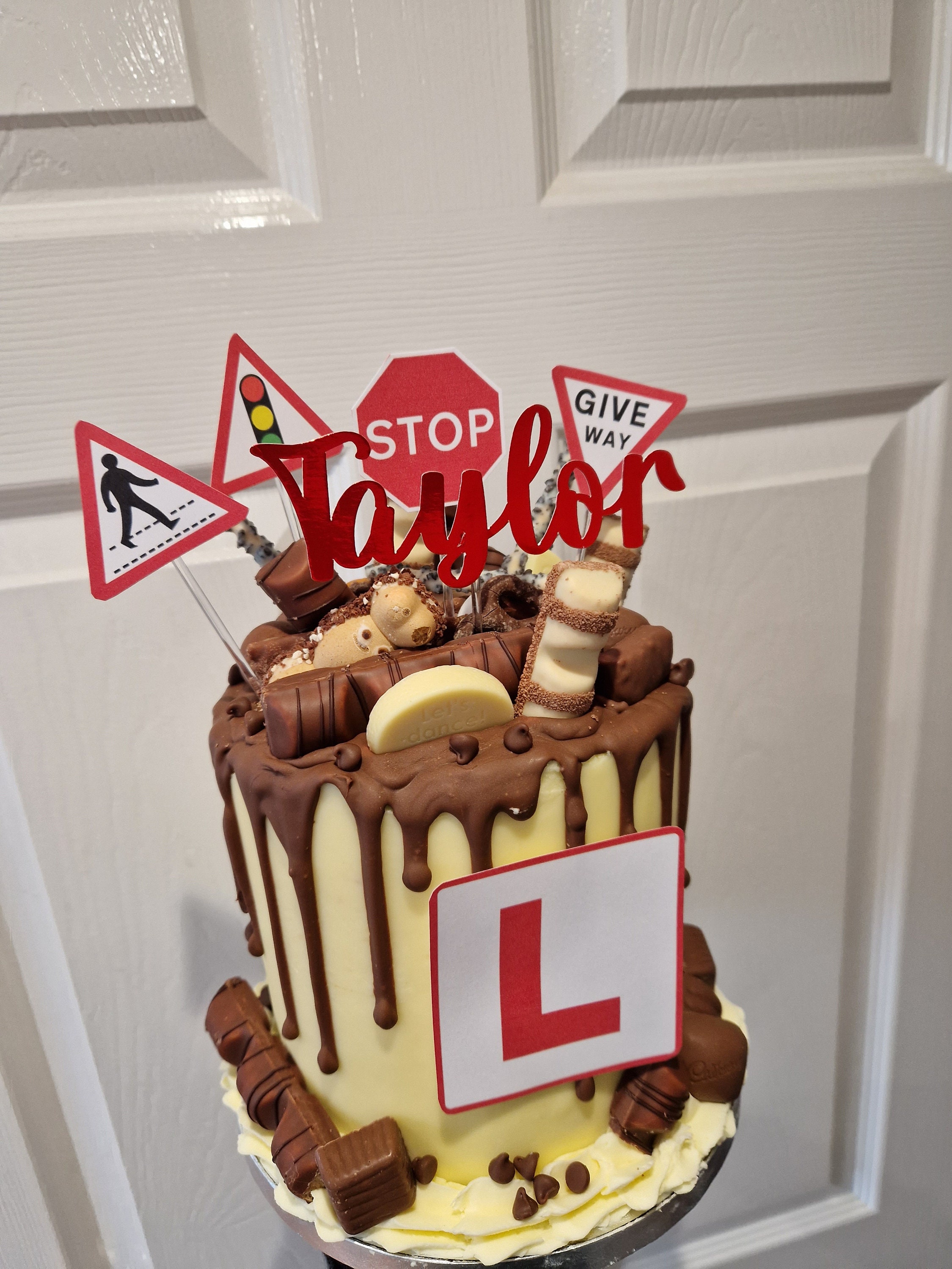 Driving Learner Cake Topper Driving Test - Etsy