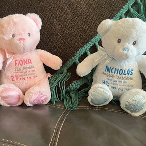 Custom Baby First Teddy Bear - Etsy