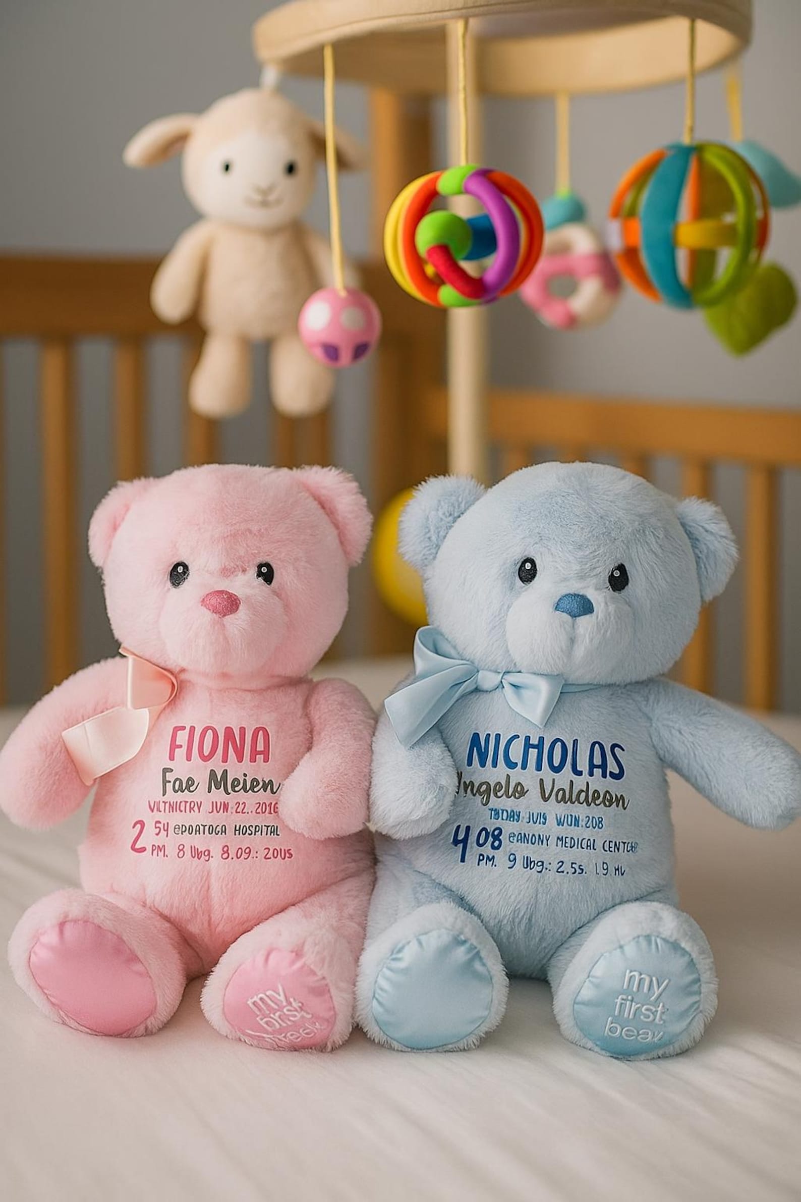 Custom Baby First Teddy Bear - Etsy