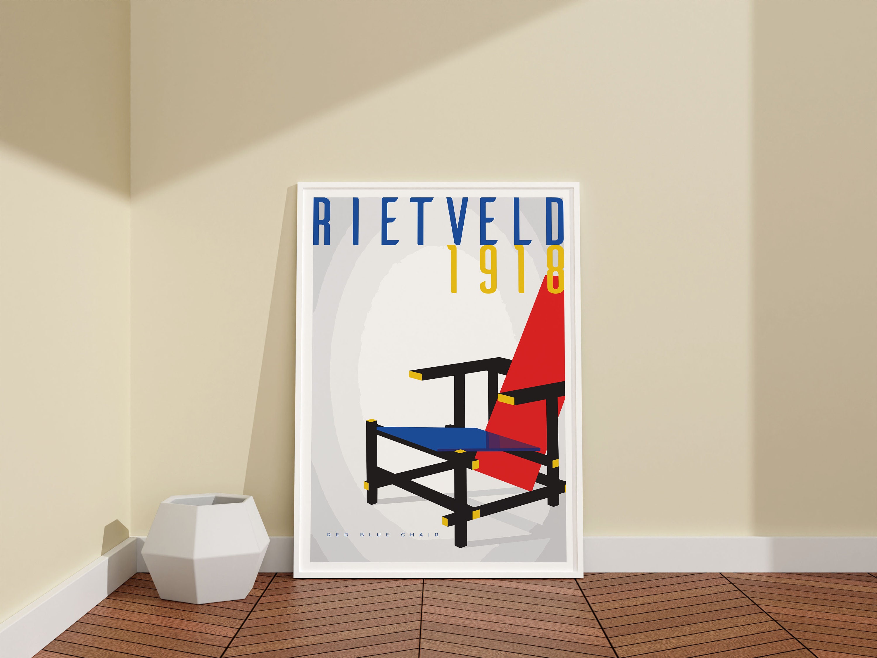 Bauhaus Poster / De Stijl Chair / Modern Scandinavian - Etsy Canada