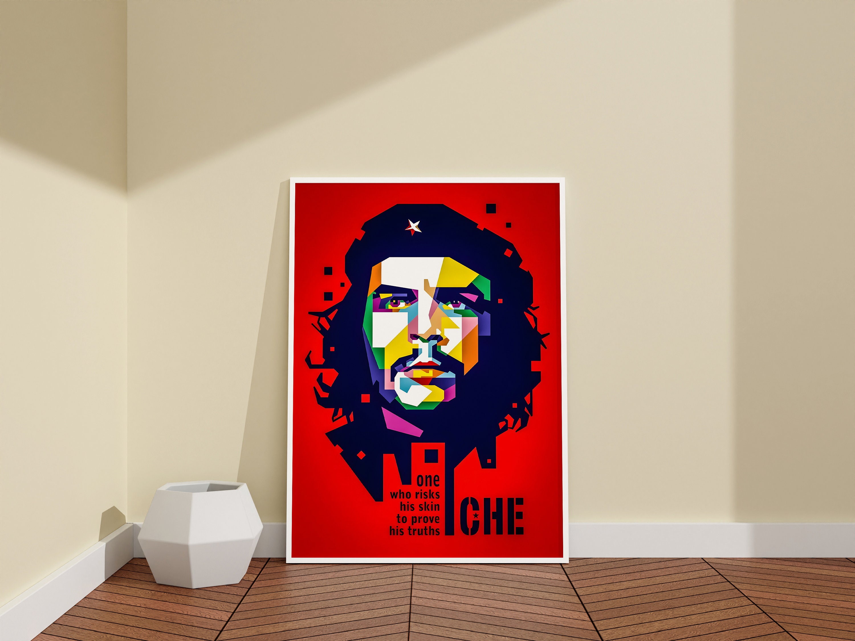 Che Guevara Poster / Che Guevara Wall Art Decor / Large Canvas Wall ...