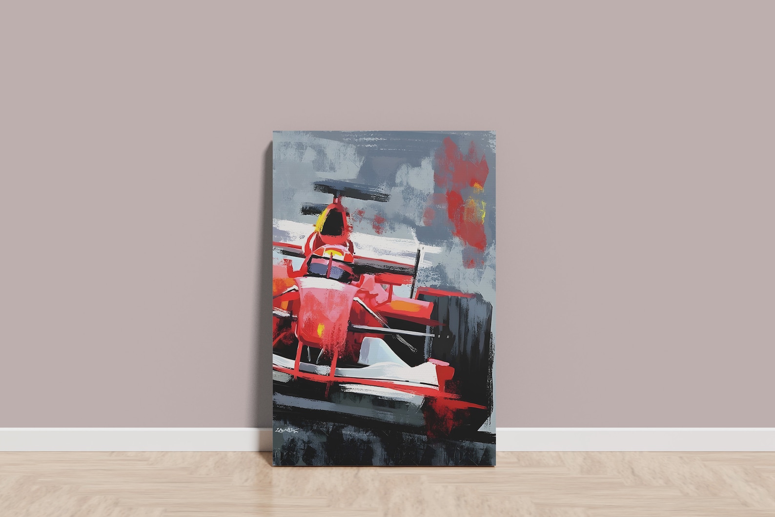 Formula One 1 Formula Racing Canvas / Man Cave Decor / F1 Poster ...