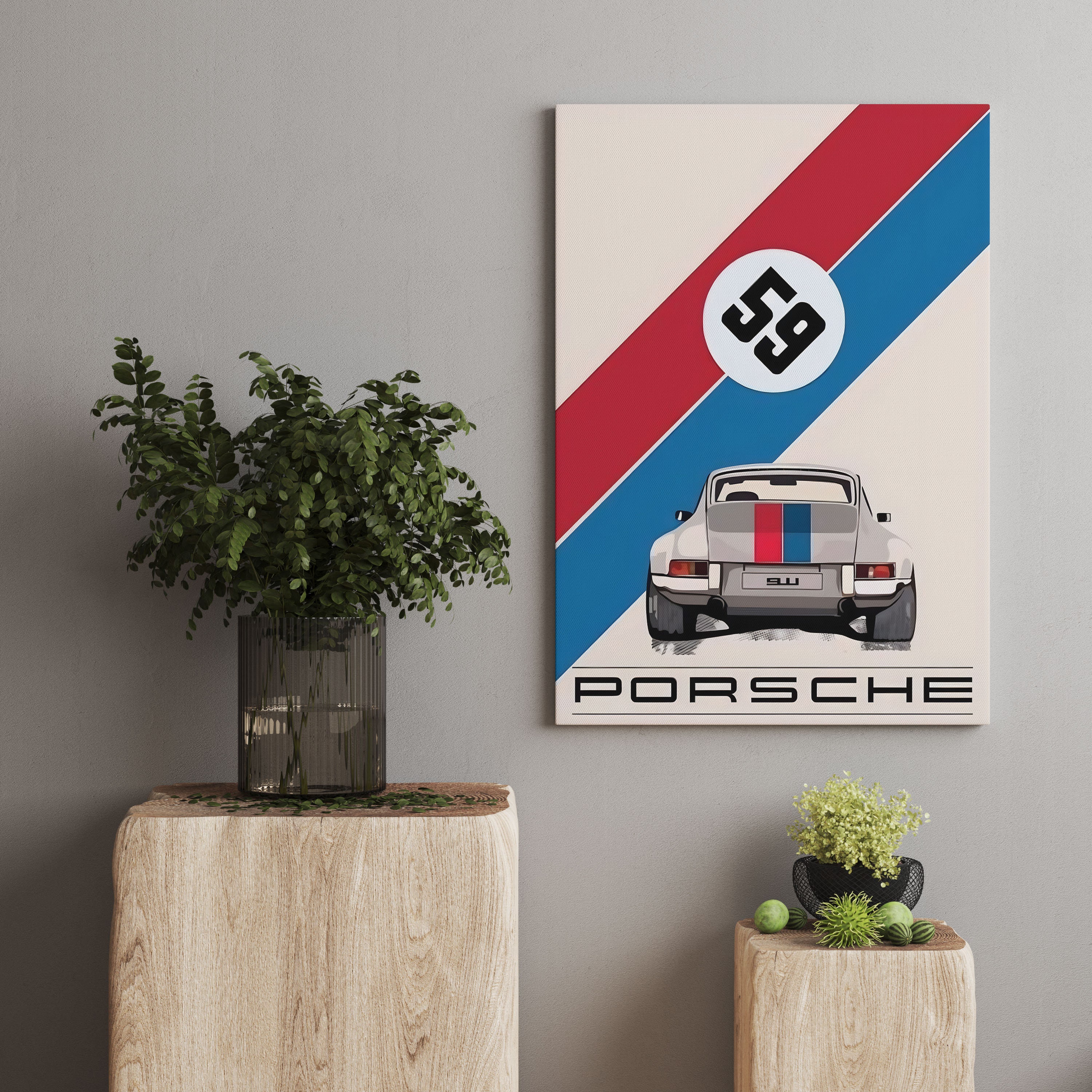Porsche 911 Poster / Porsche Print Original Art Wall Poster Decor ...
