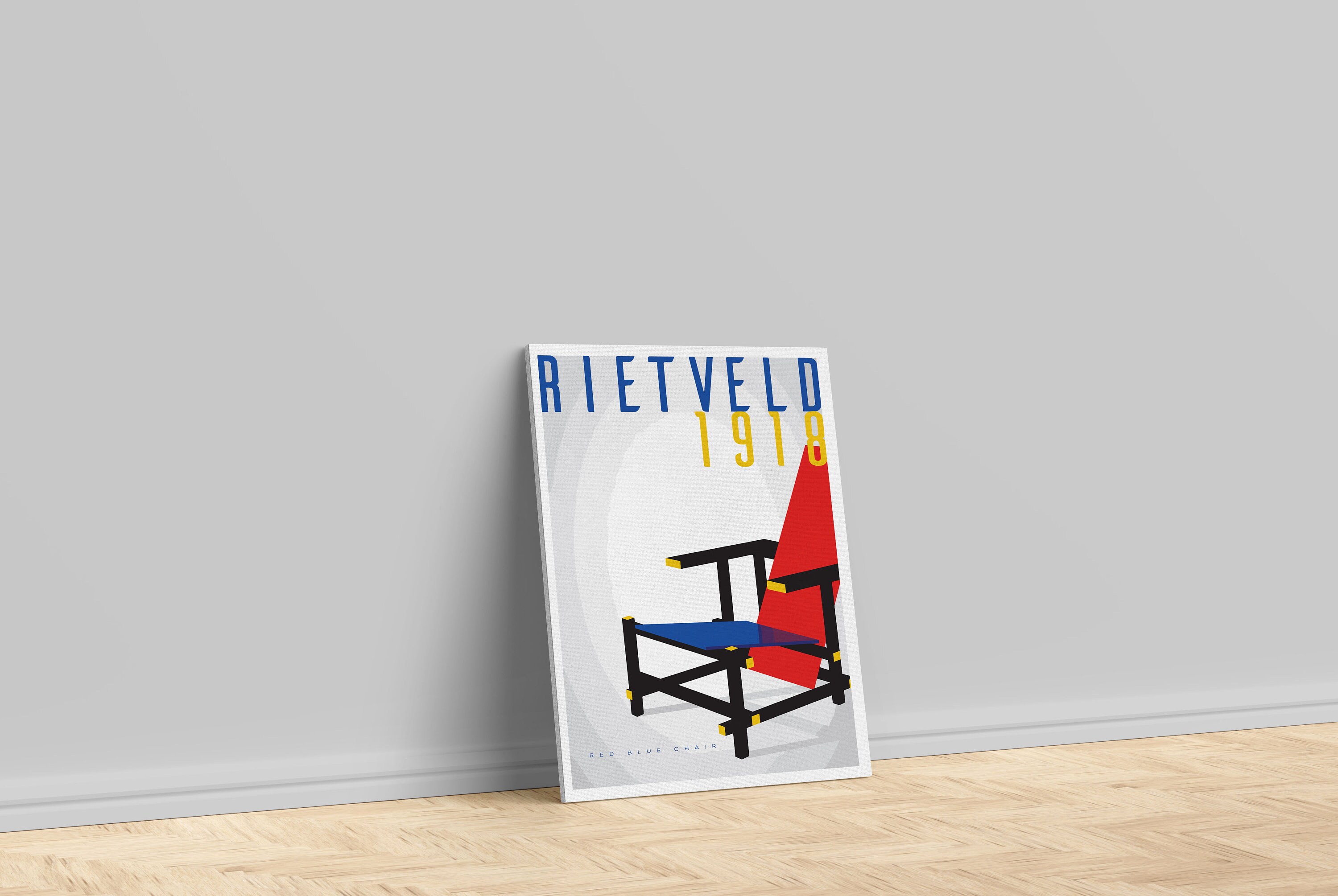 Bauhaus Poster / De Stijl Chair / Modern Scandinavian - Etsy Canada