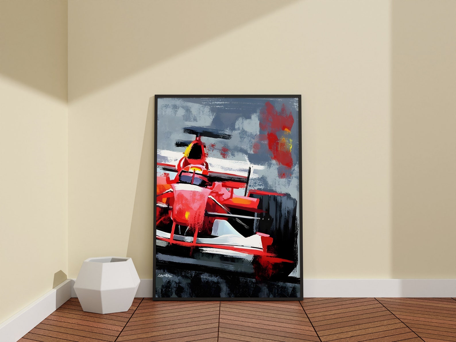 Formula One 1 Formula Racing Canvas / Man Cave Decor / F1 Poster ...