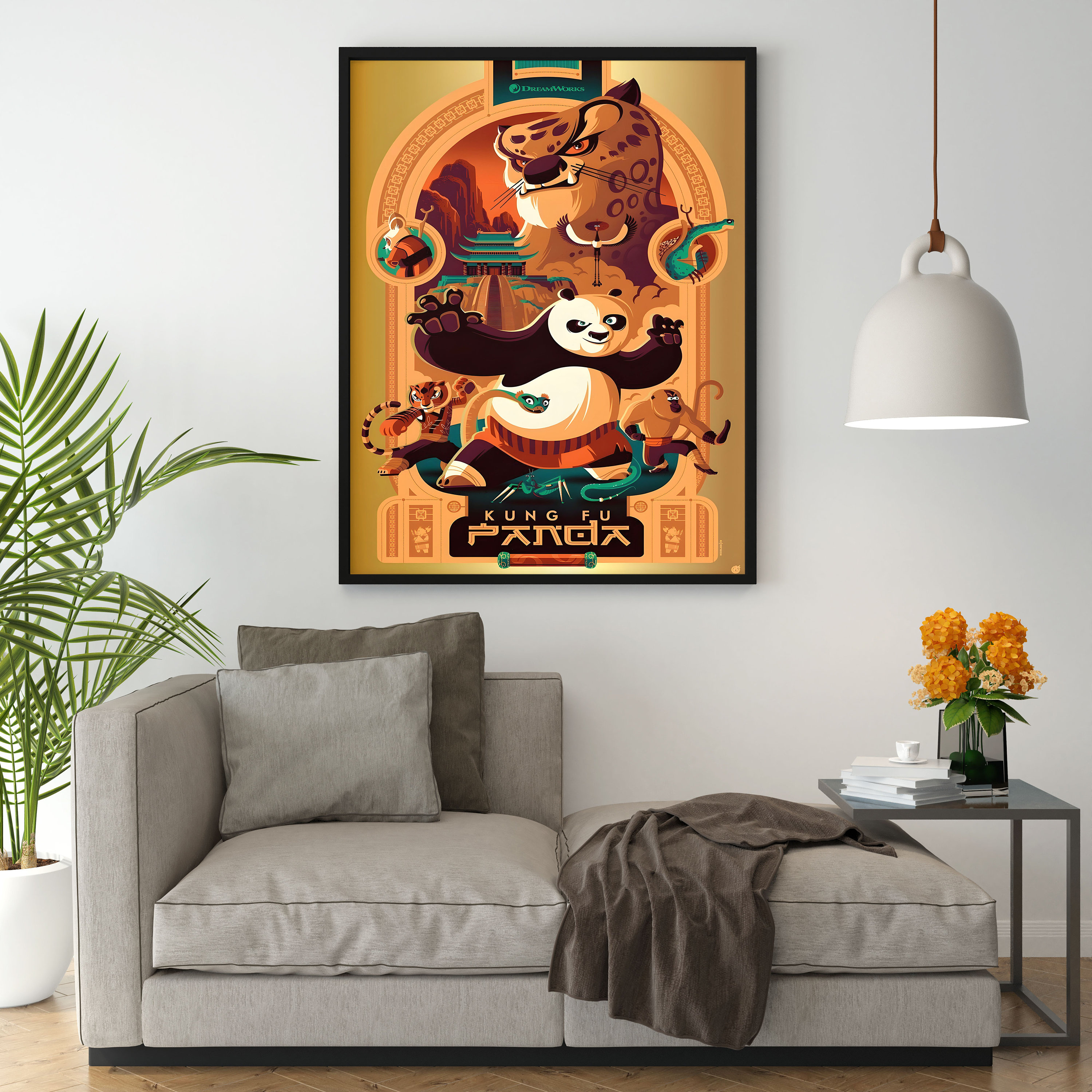 Kung Fu Panda Poster / Kung Fu Panda Movie Poster sold by Warrior ...