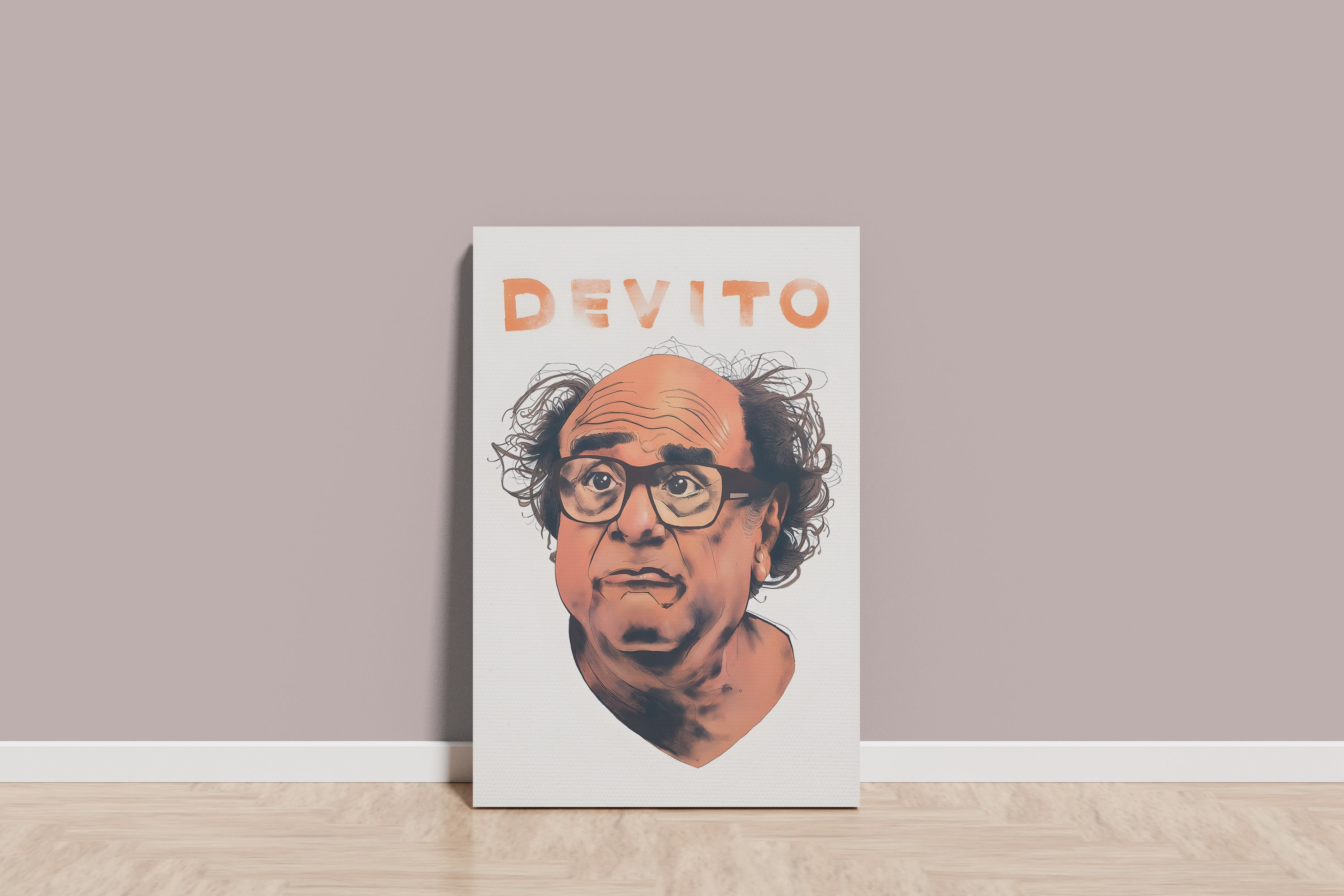 Danny Devito Art Print / Always Sunny / Canvas Poster / Funny Wall Art / Frank Reynolds / Funny ...
