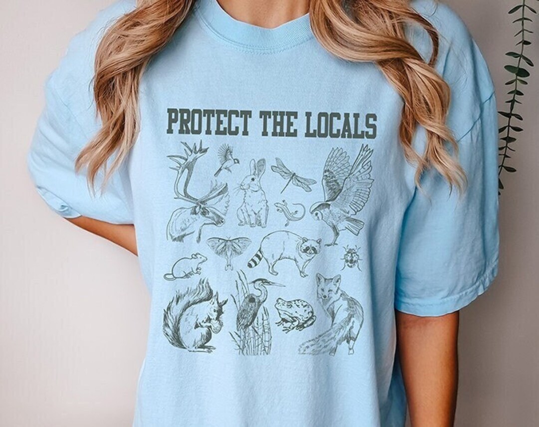 Protect the Locals Gorpcore Granola Girl Aesthetic Gaia Cottagecore ...