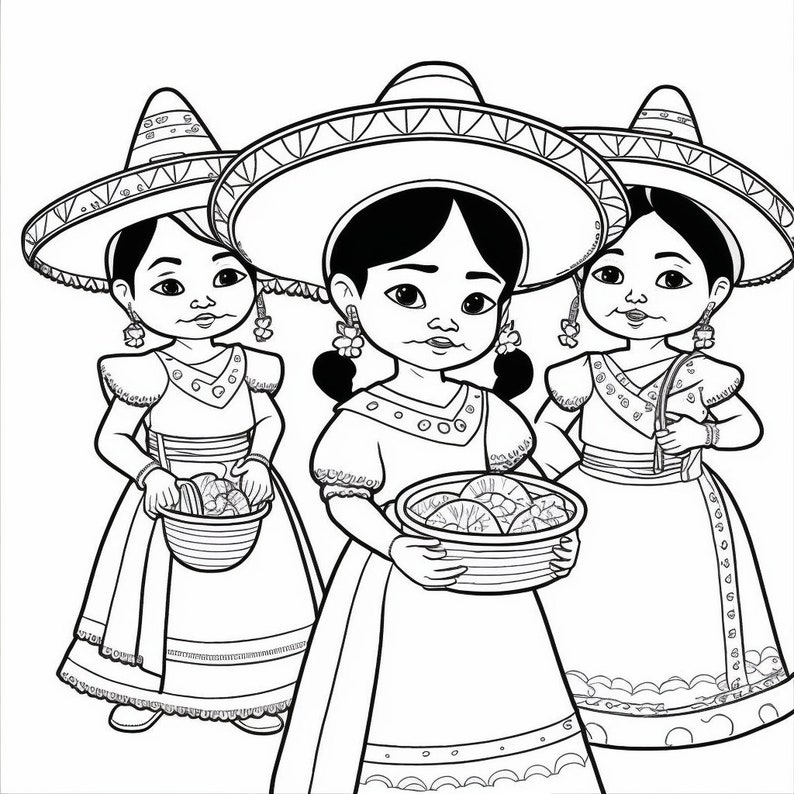 Cinco De Mayo Coloring Pages for Kids, Cinco De Mayo, Coloring Pages ...