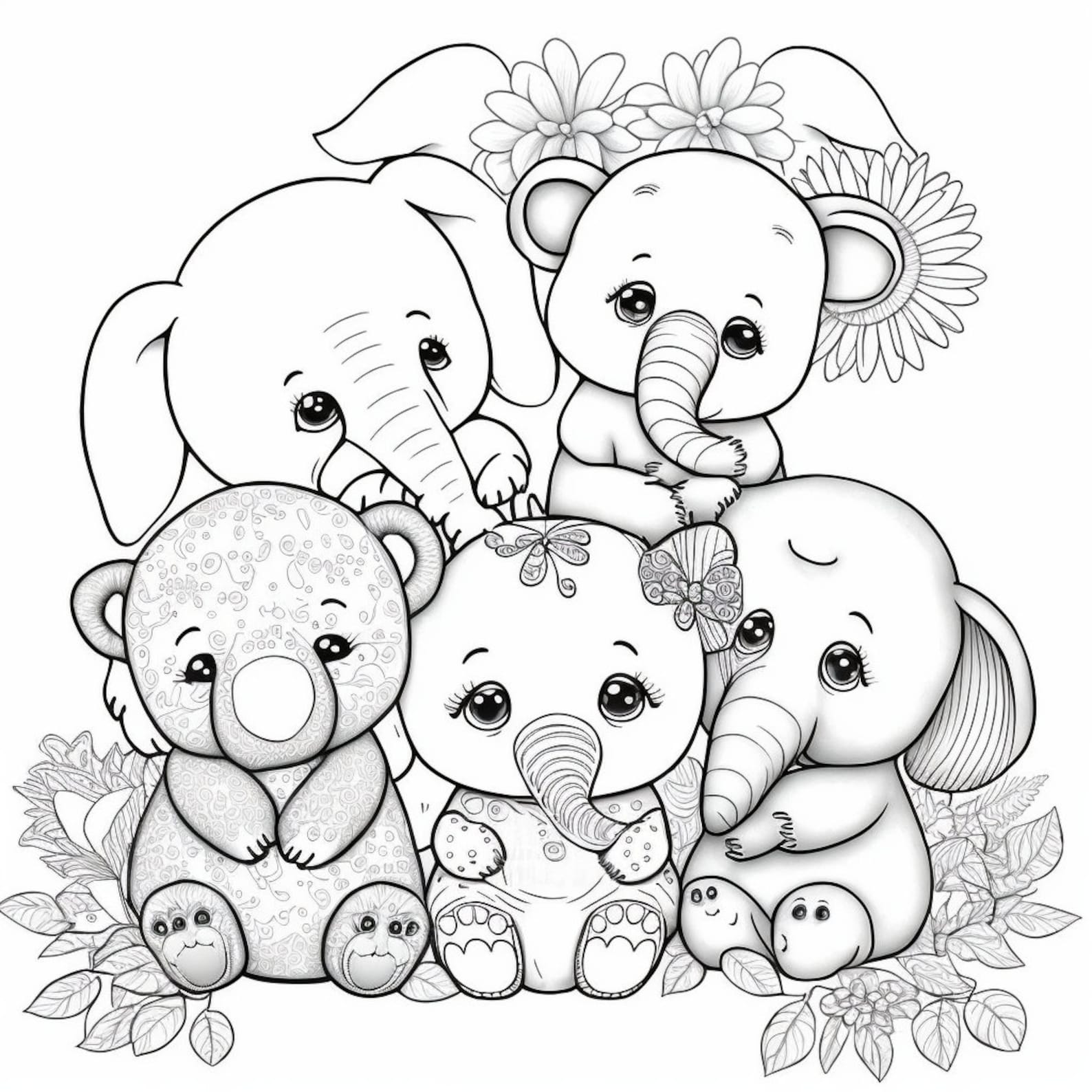 Animal Coloring Pages for Kids, Coloring Pages, Printable, Animals ...