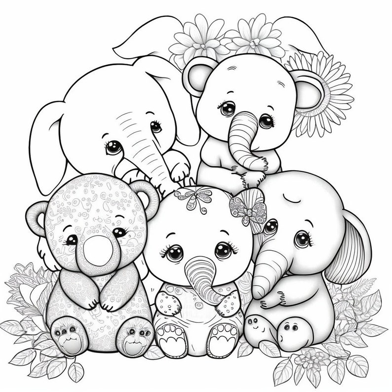 Animal Coloring Pages for Kids, Coloring Pages, Printable, Animals ...