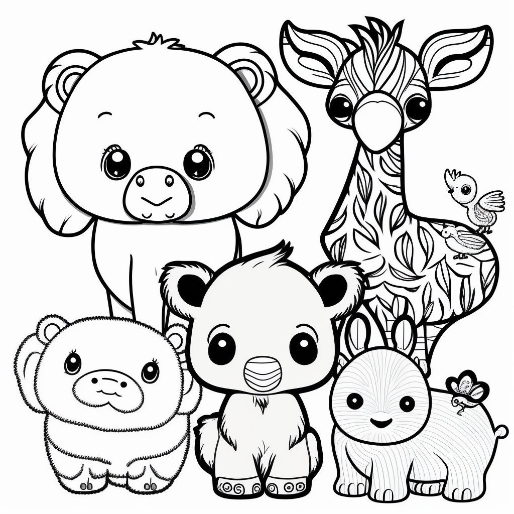 Animal Coloring Pages for Kids, Coloring Pages, Printable, Animals ...