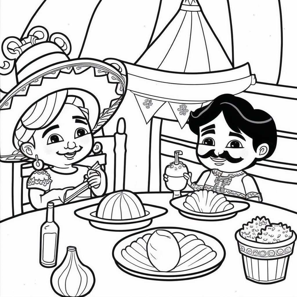 Cinco De Mayo Coloring Pages for Kids, Cinco De Mayo, Coloring Pages ...