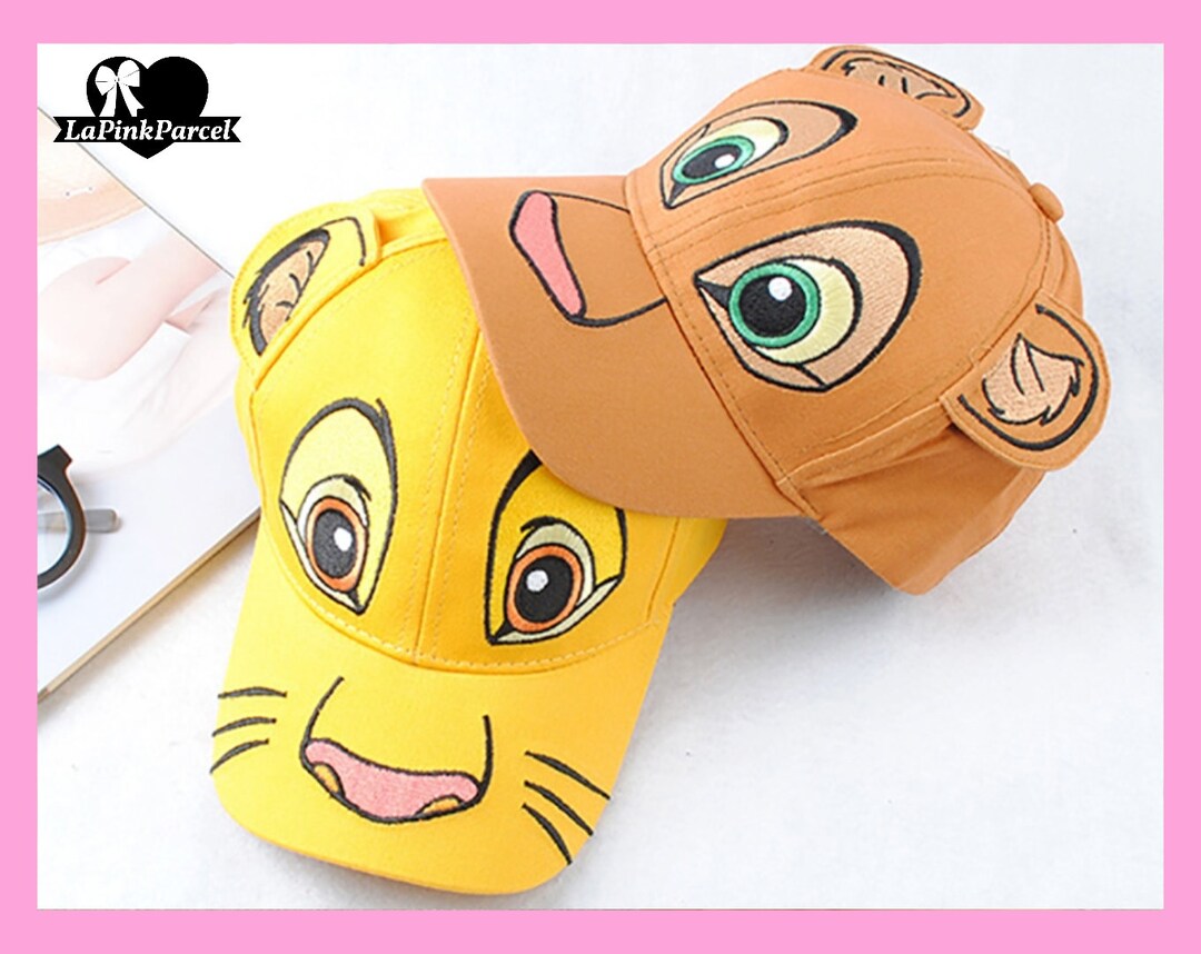 Lion King Simba and Nala Caps, Disney Gifts, Matching Gifts, Disney ...