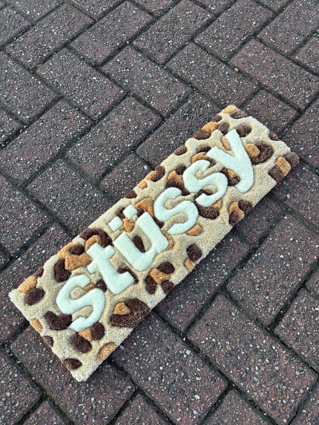Leopard Print 65cm | 8 Ball | Handmade | Tufted | Streetwear Decor ...