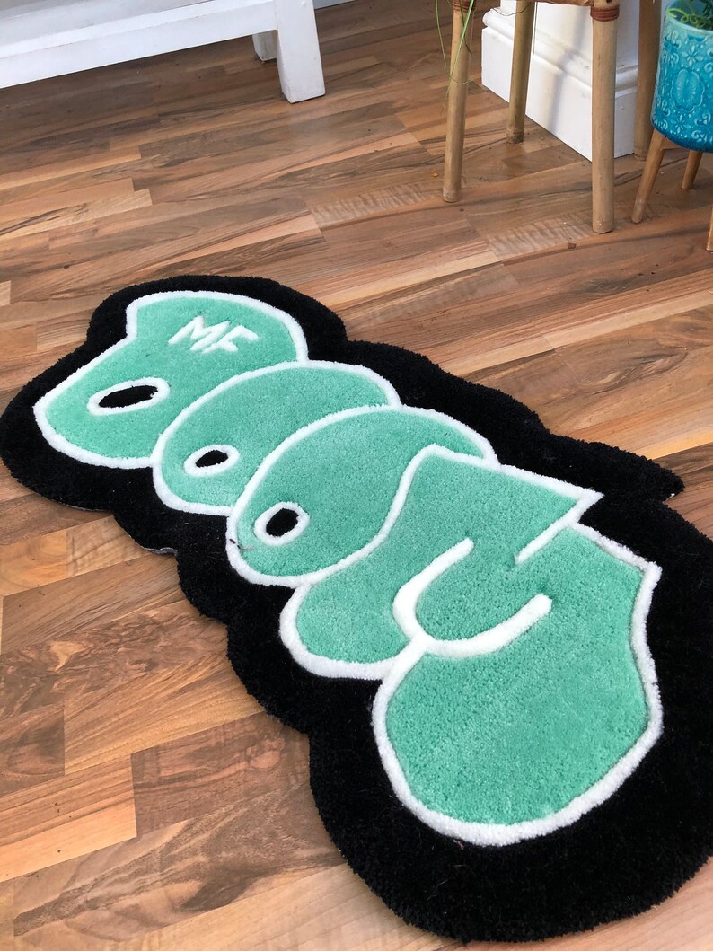 MF DOOM Rug L Made to Order L 70cmx30xcm L Handmade L Tufted Rug L ...