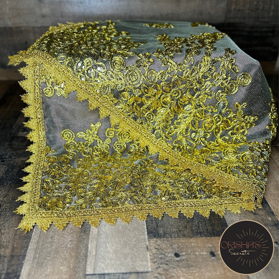 Orishas Scarf. Orishas Altar Scarf Altar Cloth for Orishas Throne Scarf ...