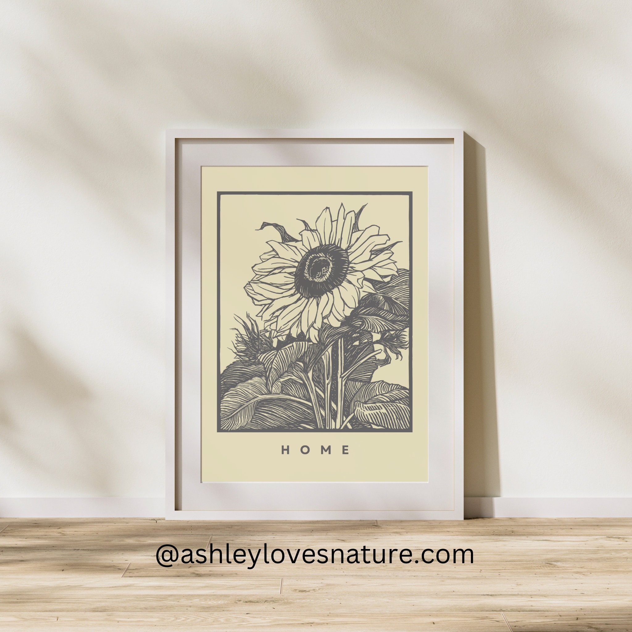 Vintage Sunflower Art Print | Botanical Printable Art | Antique ...