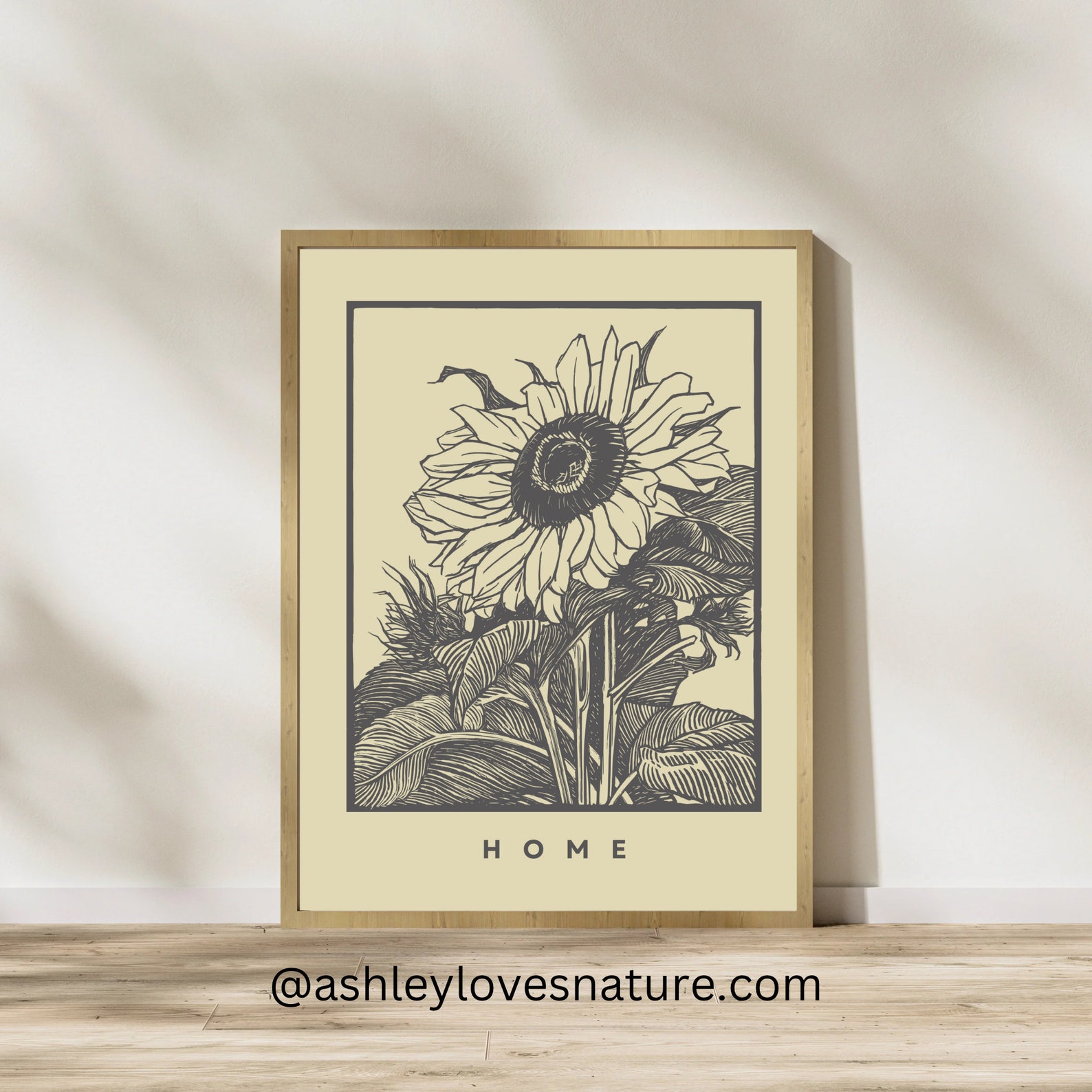 Vintage Sunflower Art Print | Botanical Printable Art | Antique ...