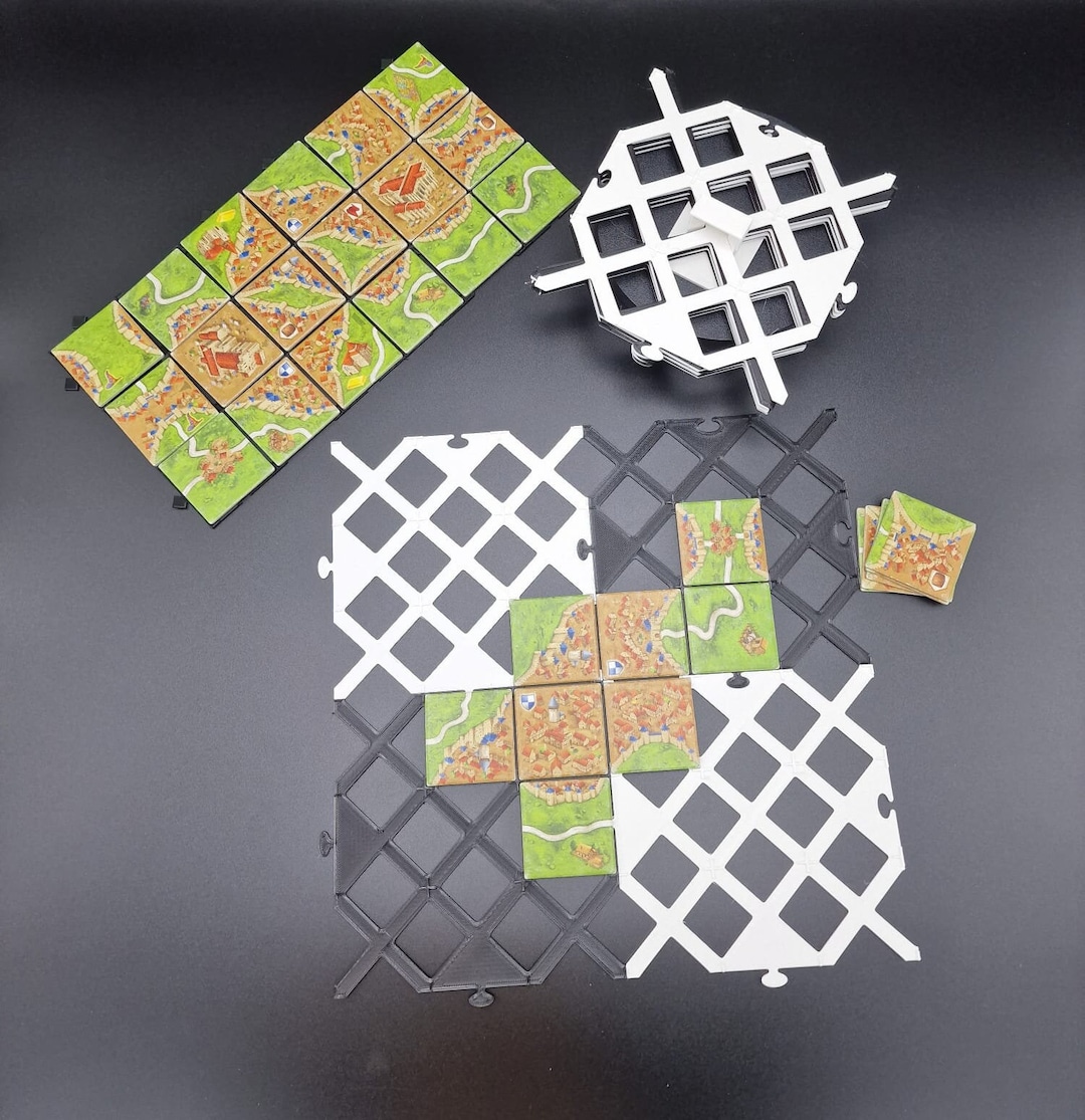 Carcassonne Tile Grids - Etsy