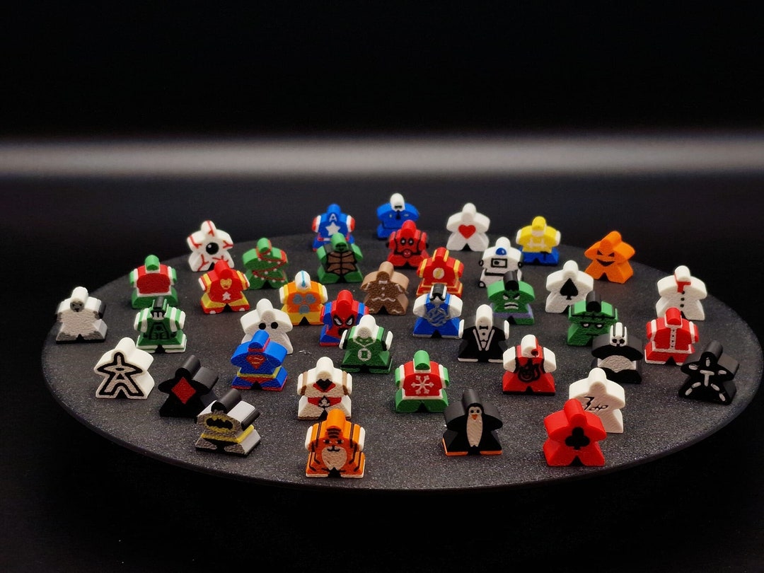 Special Carcassonne Big Box Meeples Replacement Game Pieces - Etsy