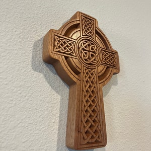 Mahogany Celtic Cross - Home Decor, Wall Art, Christian, Irish. - Etsy