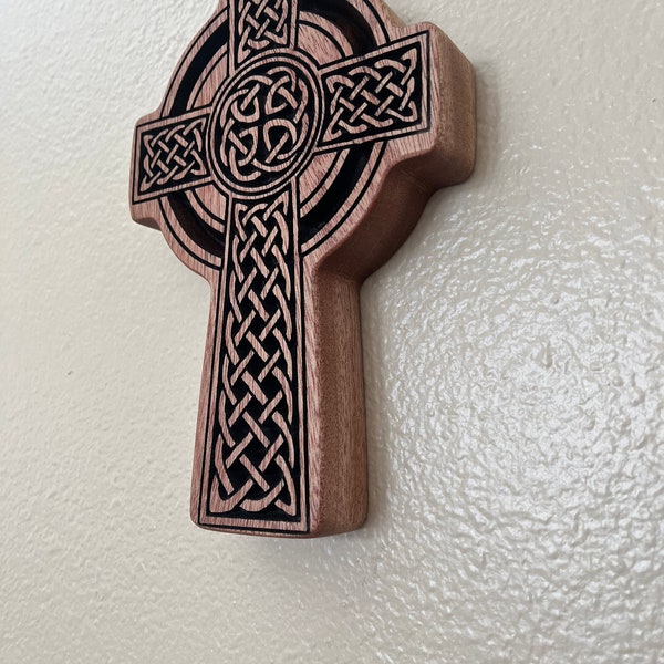 Wooden Celtic Cross - Etsy