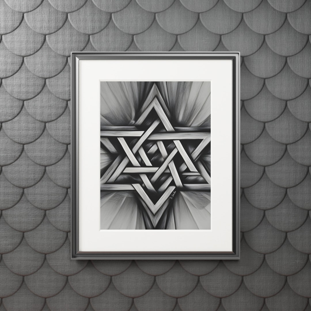 Original Reproduction of Star of David in 2023 Fine Art Prints ...