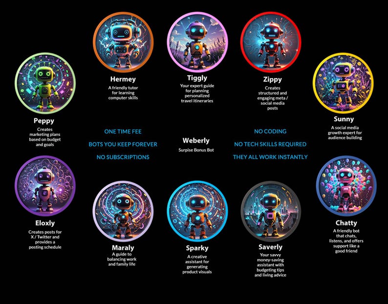 10 Highly Trained AI Bots PLUS a Bonus Bot - Etsy