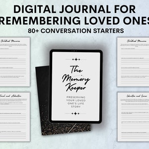 The Memory Keeper: 80 Questions for Loved Ones, Anticipatory Grief ...