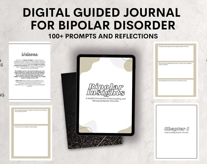 Bipolar Insights: 100+ Questions to Process Bipolar Disorder, Guided ...