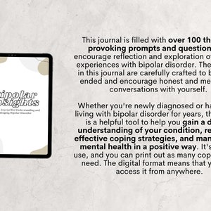 Bipolar Insights: 100 Questions to Process Bipolar Disorder, Guided ...
